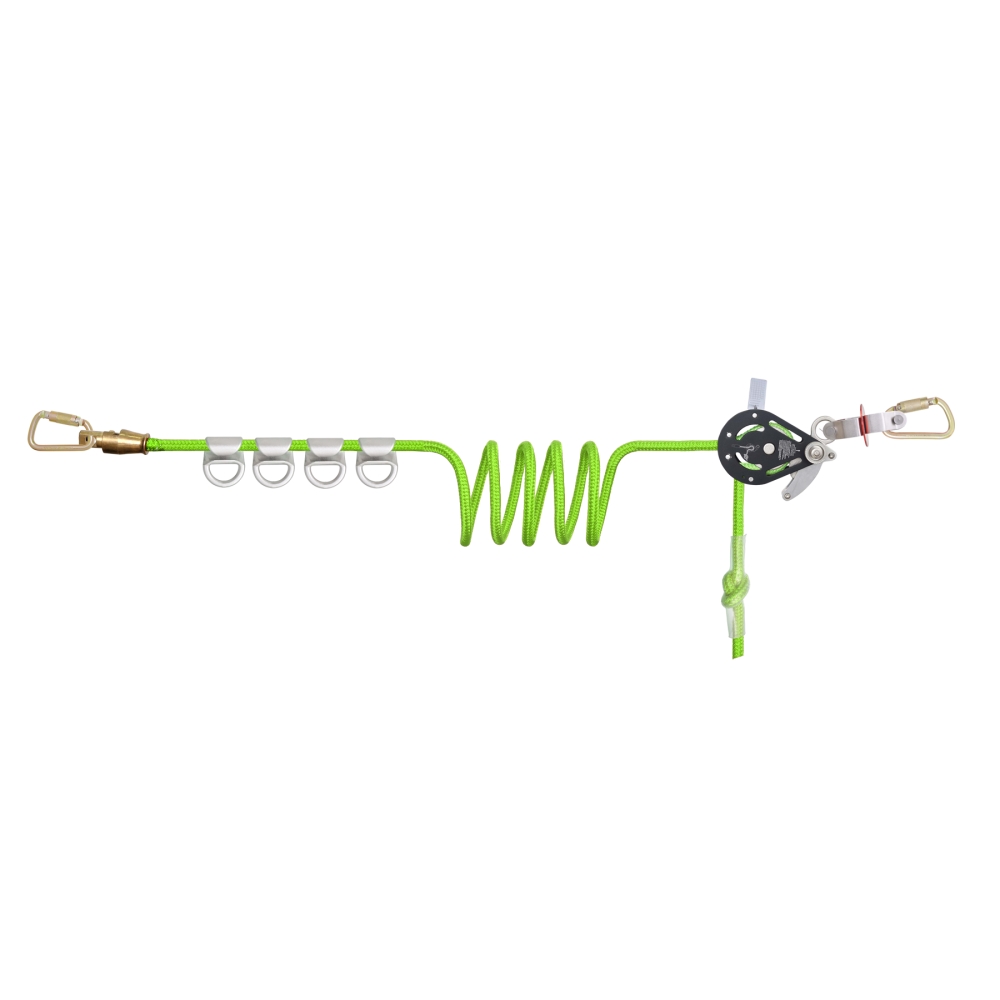 Horizontal 4 Man Temporary Horizontal Rope Anchorage Line (Cross Over ...