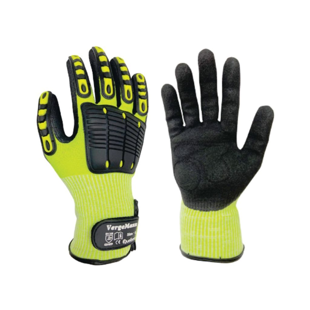 Verge Maxx Mechanical Impact Nitrile Coated Glove - QSS Safety Gloves